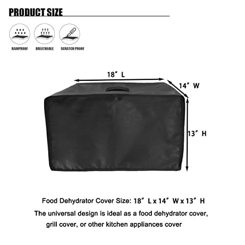 Food Dehydrator Cover, Dustproof Cover for COSORI Food Dehydrator (50 Recipes) Nylon Fabric Wateproof Fruit/Veggie Dryer Protective Cover