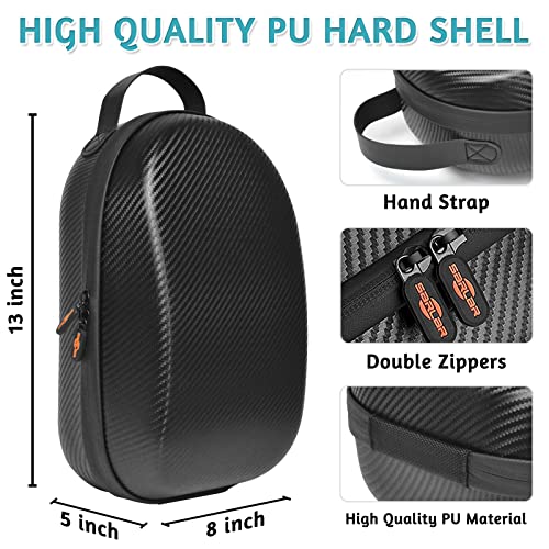 HATHOR Hard Carrying Case for Oculus Quest 2, PU Waterproof Q2 Headset Case Storage Bag for Oculus Quest 2 VR Accessories,Suitable for Travel and Home Storage (Black)