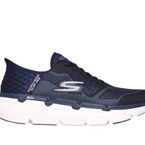 Skechers Men's Max Cushioning Slip-Ins-Athletic Workout Running Walking Shoes with Memory Foam Sneaker, Navy, 12 X-Wide