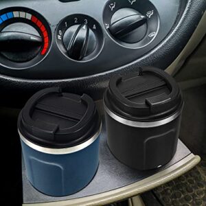 8 Pcs 17 oz Tumbler Insulated Travel Mug with Lids Vacuum Thermal Leakproof Coffee Cup Stainless Steel Double Walled Insulated Coffee Tumbler Portable Reusable Coffee Bottle for Hot Cold Drinks