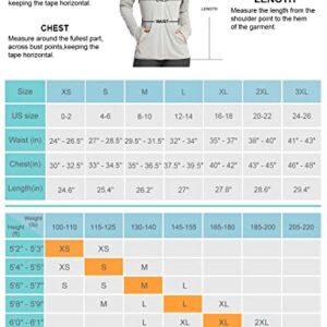 BALEAF Women's Long Sleeve Workout Shirts Lightweight Zip Up Hoodies Jackets SPF UPF 50 UV Sun Protection Quick Dry Oatmeal M