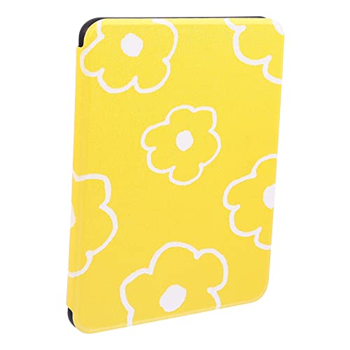 Milisten Ereader Tablet Cases 1pc Protector Flower Cover Book Silicone E-Book Compatible for Kindle Protective Ebook Reader Yellow Shell Compatible with Kindle Case Style Paperwhite Tablet Cases