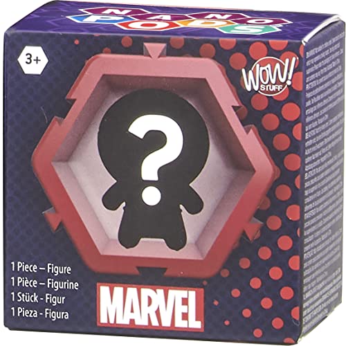 Mattel ​Nano PODS Connectable Collectable Marvel Surprise Toy Character Figures Inside Attached Pod, Connect to Other PODS (Styles May Vary)