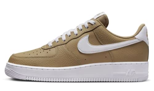 Nike Men's Air Force 1 '07 Lv8Basketball Shoe (8.5), Khaki/White-white