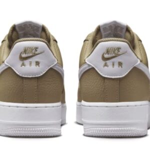 Nike Men's Air Force 1 '07 Lv8Basketball Shoe (8.5), Khaki/White-white