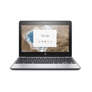 hp chromebook 11 g5 11.6" 4gb 16gb emmc celeron® n3060 1.6ghz chromeos, gray (renewed)