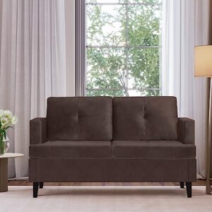 milliard loveseat, velvet love seat, small couch