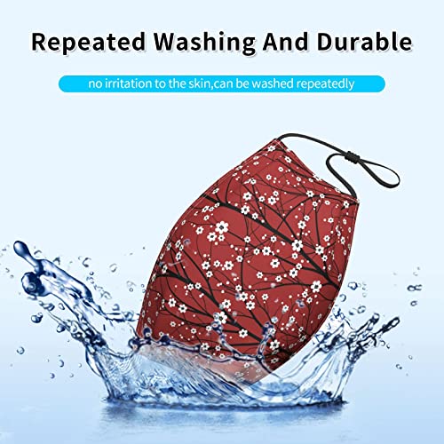 SARNFANS Spa Cloth Masks for Men Women,Basalt Stones Theraphy Relaxing,Reusable Face Mask Balaclava Washable Outdoor Nose Mouth Cover for Adults,Multicolor