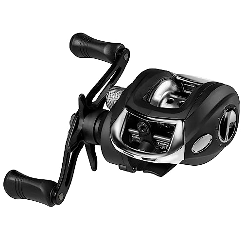 HANDING Baitcasting Reels 6.3:1 Gear Ratio 18LB Max Drag Drag 7oz Magnetic Braking System 2000 Series Casting Reel for Beginner (Left Hand)