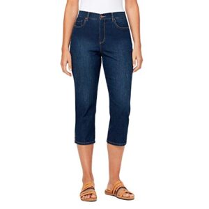 gloria vanderbilt women's amanda capri jean, madison-rivets