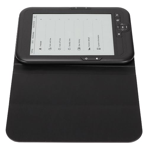 E Reader with Electronic Ink Screen, Headphone and Leather Case, Portable 6 Inch 800x600 Resolution Display E Book Reader, Electronic Digital Book Read, Support 32GB TF Card (8GB)