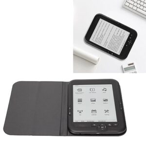 E Reader with Electronic Ink Screen, Headphone and Leather Case, Portable 6 Inch 800x600 Resolution Display E Book Reader, Electronic Digital Book Read, Support 32GB TF Card (8GB)