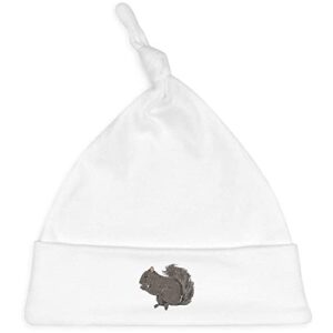 'squirrel eating acorn' baby beanie hat (bh00020194)