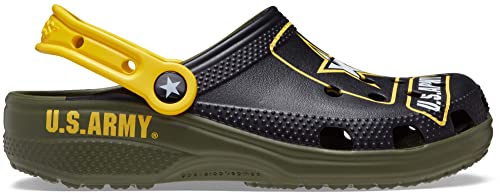 Crocs Unisex Classic United States Military Clogs, Army, 11 US Men