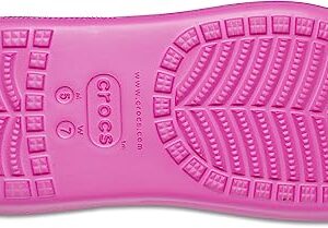 Crocs Unisex Barbie Classic Crush Clogs | Platform Shoes, Black, 5 US Men