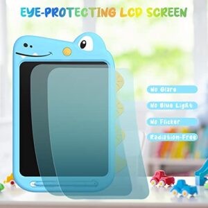 Licootty 10 Inch Colorful LCD Writing Tablet Doodle Board for Kids Girls Boys Baby Toddler Toys Educational Drawing Tablet Doodle Board Dinosaur Toys for Boys 3 4 5 6 7 8 Years Old Gifts (Dinosaur)