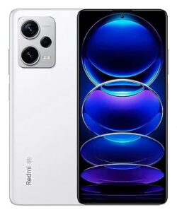 redmi xiaomi note 12 pro+ plus 5g (256gb + 8gb) factory unlocked 6.67'' 200mp triple camera (only 4g tmobile/mint/tello usa market) extra (w/fast car charger bundle) (artic white)