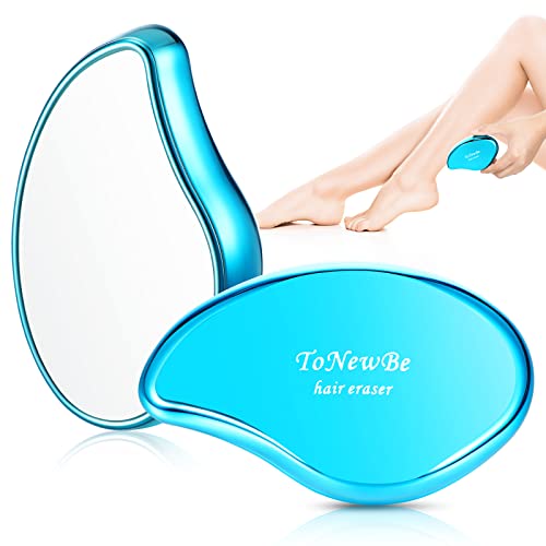 ToNewBe Crystal Hair Eraser for Women and Men, Reusable Crystal Hair Remover, Magic Painless Exfoliation Hair Removal Tool, Magic Hair Eraser for Back Arms Legs