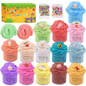 14 pack slime,super mini butter slime kit,funny scented slimes for girls and boys,party favor birthday gifts,soft and non-sticky