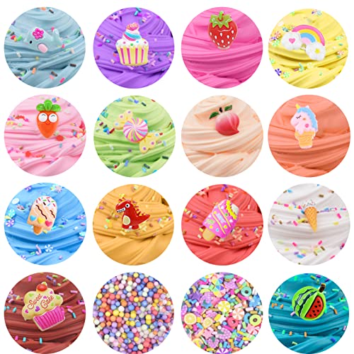 14 Pack Slime,Super Mini Butter Slime Kit,Funny Scented Slimes for Girls and Boys,Party Favor Birthday Gifts,Soft and Non-Sticky