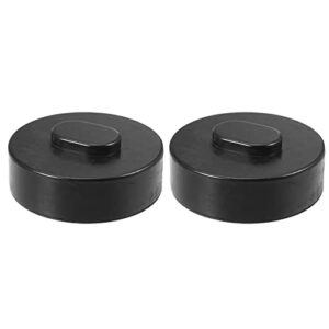 x autohaux 2 pcs rubber jack puck jacking lift pad jack lift point pad for porsche 911 964 991 993 support point adapter jacking trolly car removal repair tool