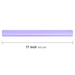 LeZakaa Violet Wrapping Paper Roll - Solid Colored Paper for Birthday, Valentine's, Mother's Day, Holiday - 17 inches x 32.8 Feet (47.23 sq.ft.)