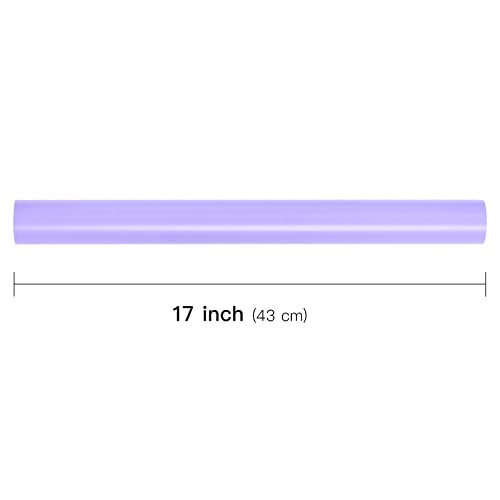 LeZakaa Violet Wrapping Paper Roll - Solid Colored Paper for Birthday, Valentine's, Mother's Day, Holiday - 17 inches x 32.8 Feet (47.23 sq.ft.)