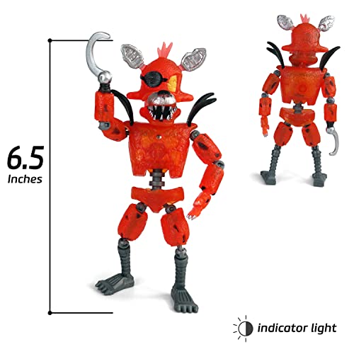 Toysvill Inspired by Five Nights at Freddy's | Pirates | Freddy's Action Figures Toys (FNAF) Set of 5 [Freddy, Bonnie, Fazbear, Curse of Dreadbear and Captain Foxy]