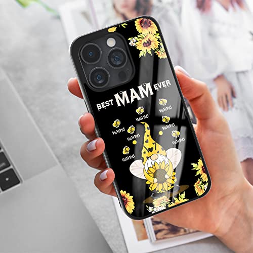 Customize Name Phone Cases Cute for iPhone 11 12 13 14 Pro Max Plus Mini Xr Xs, Samsung Note 7 8 9 10 20 S21 S22 S23 Ultra Plus, Moto 20 Pro Lite, Pixel 4 5 6 7 Pro, LG (Bee Gnome)