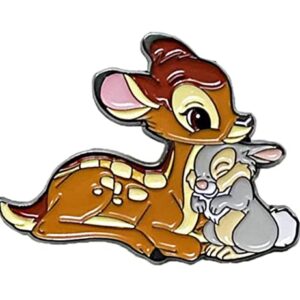 Anime Bambi Lapel Pins Cute Deer Brooch Enamel Pin Brooches on Clothes Badges Backpack Fashion Accessories Jewelry Gift