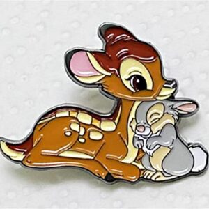 Anime Bambi Lapel Pins Cute Deer Brooch Enamel Pin Brooches on Clothes Badges Backpack Fashion Accessories Jewelry Gift