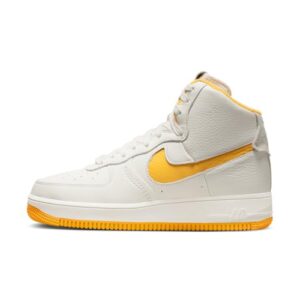 nike womens air force 1 high sculpt phantom/yellow ochre-sail size 8