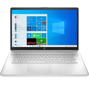 hp 17.3-inch fhd laptop amd ryzen 3 8gb ddr4 ram 512gb pcie nvme ssd computer storage amd radeon graphics windows 11 home usb-c hdmi wifi bluetooth - natural silver 17-cp0001ca (renewed)