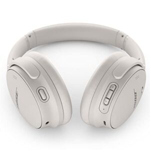 Bose QuietComfort 45 Wireless Noise Cancelling Headphones, White Smoke with Power Bank Charger