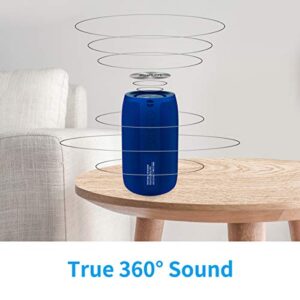 Bluetooth Speakers,MusiBaby Speaker,Outdoor, Portable,Waterproof,Wireless Speaker,Dual Pairing, Bluetooth 5.0,Loud Stereo,Booming Bass,1500 Mins Playtime for Home,Party,Gifts(Black+Blue+Speaker Case)