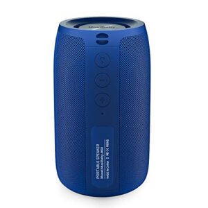 Bluetooth Speakers,MusiBaby Speaker,Outdoor, Portable,Waterproof,Wireless Speaker,Dual Pairing, Bluetooth 5.0,Loud Stereo,Booming Bass,1500 Mins Playtime for Home,Party,Gifts(Black+Blue+Speaker Case)