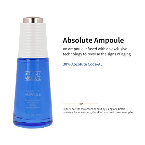 [ZIOSTAND]Atomy Absolute CellActive Ampoule 1.4FL OZ. 40ml South Korea Cosmetic | Brightening, Moisture, Lifting Skin