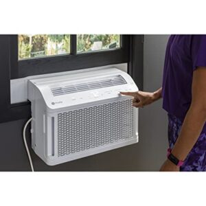 GE Profile ClearView Inverter Window Air Conditioner 12,200 BTU, Inverter Technology, Ultra Quiet for Large Rooms, Full Window View with Easy Installation, Energy-Efficient, 12K Window AC Unit, White