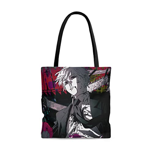 Chainsaw Man Aesthetic Tote Bag for Women and Men Beach Bag Shopping Bags School Shoulder Bag Reusable Grocery Bags