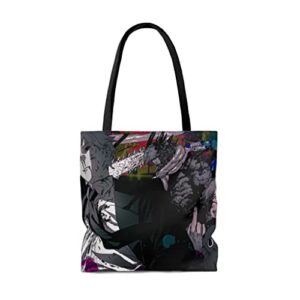 Chainsaw Man Aesthetic Tote Bag for Women and Men Beach Bag Shopping Bags School Shoulder Bag Reusable Grocery Bags