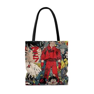 aki-ra Aesthetic manga Tote Bag for Women and Men Beach Bag Shopping Bags School Shoulder Bag Reusable Grocery Bags