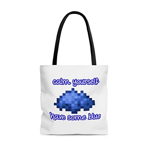 Have Some Blue Aesthetic Tote Bag for Women and Men Beach Bag Shopping Bags School Shoulder Bag Reusable Grocery Bags