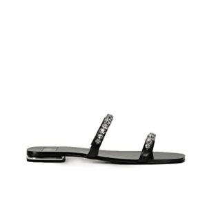 Michael Kors Jessa Flat Sandal Black 8 M