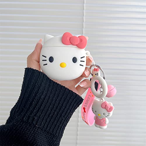 for Airpod 2/1 Generation Case, Cute 3D Lovely Unique Cartoon for Airpod 2/1 Silicone Cover Fun Funny Cool Design Fashion Cases for Boys Girls Kids Teen for Airpod 2/1 (cat 2/1)