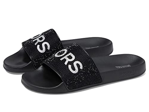 Michael Kors Gilmore Slide Black 7 8 M