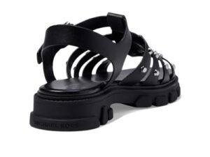 michael kors jagger fisherman sandal black 1 8.5 m