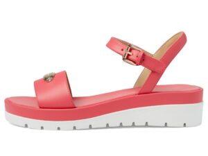 michael kors darcy flatform sandal geranium 8 m