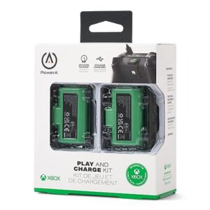 PowerA Play & Charge Kit for Xbox Series X|S and Xbox One Wireless Controller, Xbox Controller Battery Pack, Rechargeable Battery, Officially Licensed for Xbox