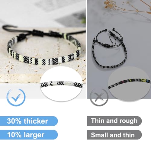 Mens Bracelet set Handmade Adjustable Size Easy to Wear Waterproof Bracelets Suitable for Surfer Suitable for Men as Gift (AA)