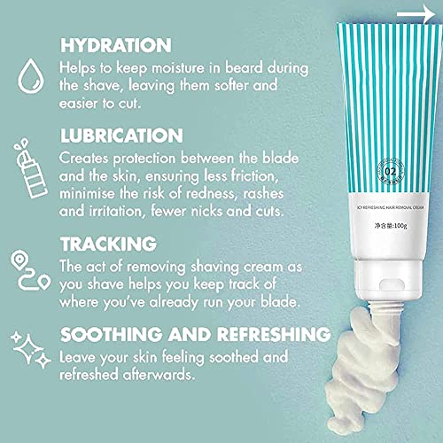 HYOIIO Peach Fuzz Hair Removal Cream, 2023 New Peach Fuzz Hair Cream 100g Peach Fuzz Remover for Women Face, Facial Hair Removal for Women, for Facial Mustache